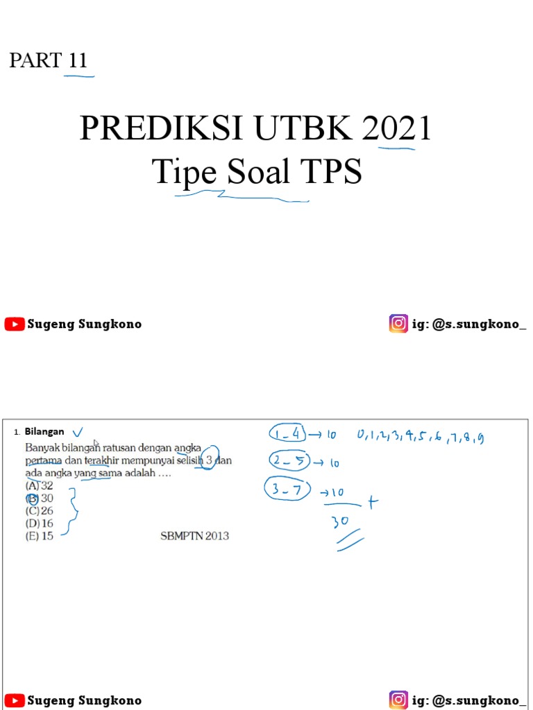 11. utbk 2021 fix | PDF