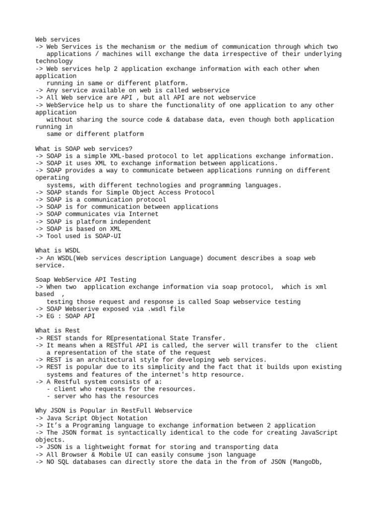 Web Services Pdf Representational State Transfer Web Service 