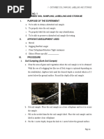 Experiment No. 3 Preparation of Disturbed Soil Sample for Test | PDF