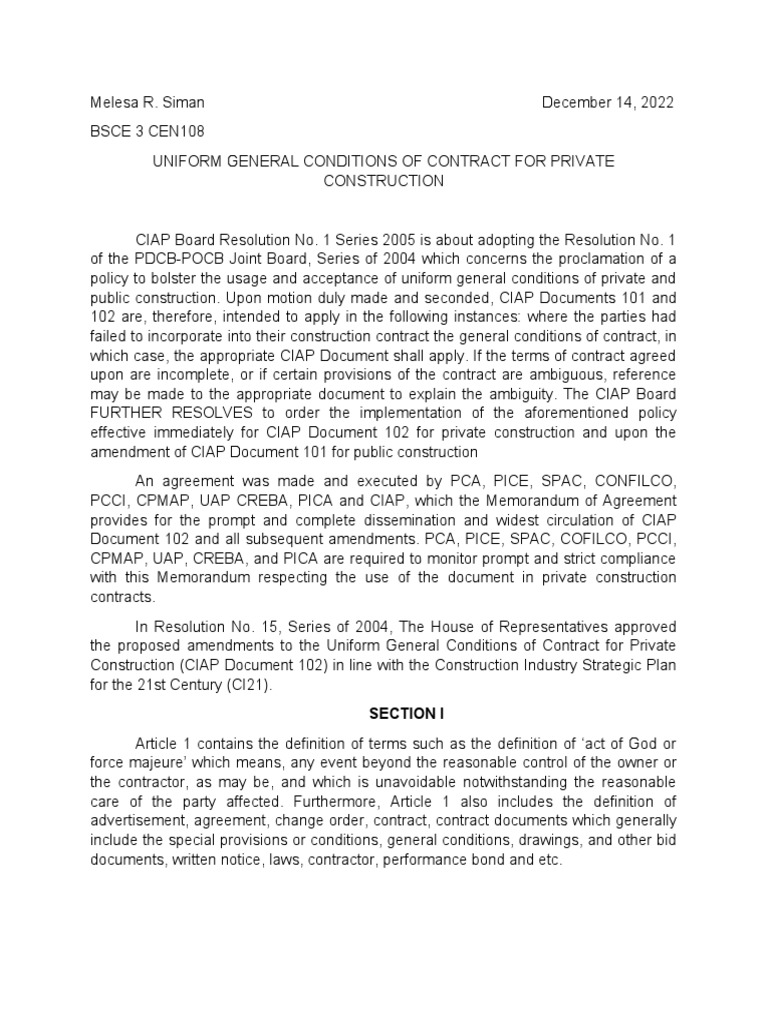 SIMAN, CIAP Document 102 (Summary) | PDF | Insurance | Employment