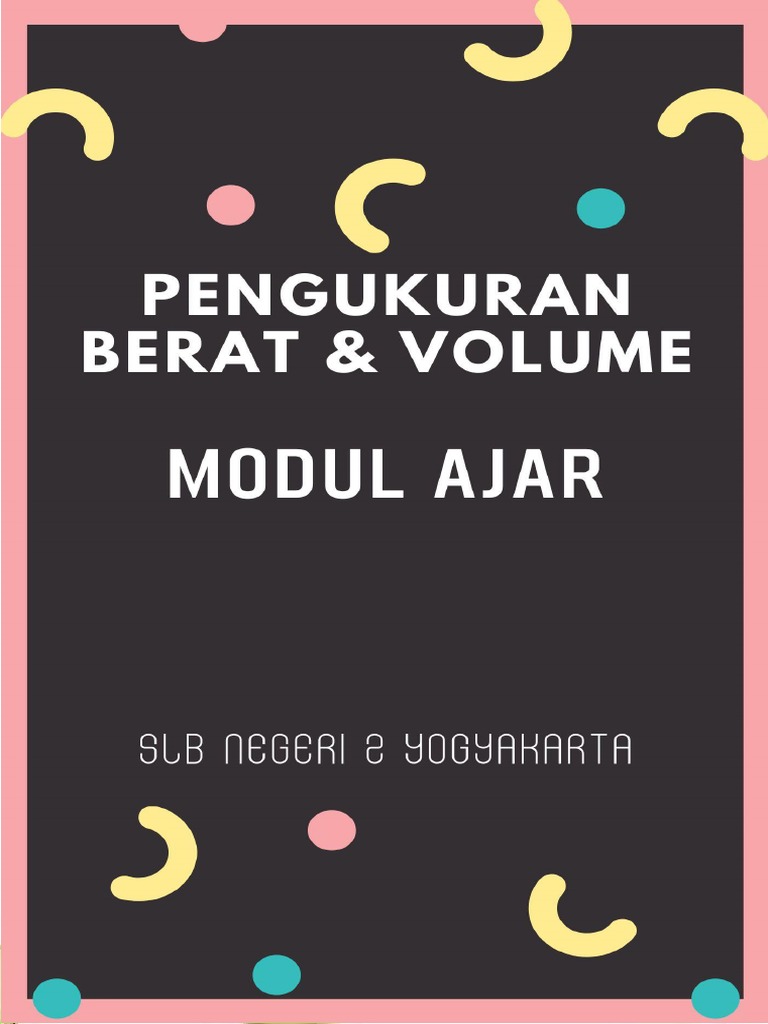 Modul Ajar Pengukuran Berat Dan Volume Ok | PDF
