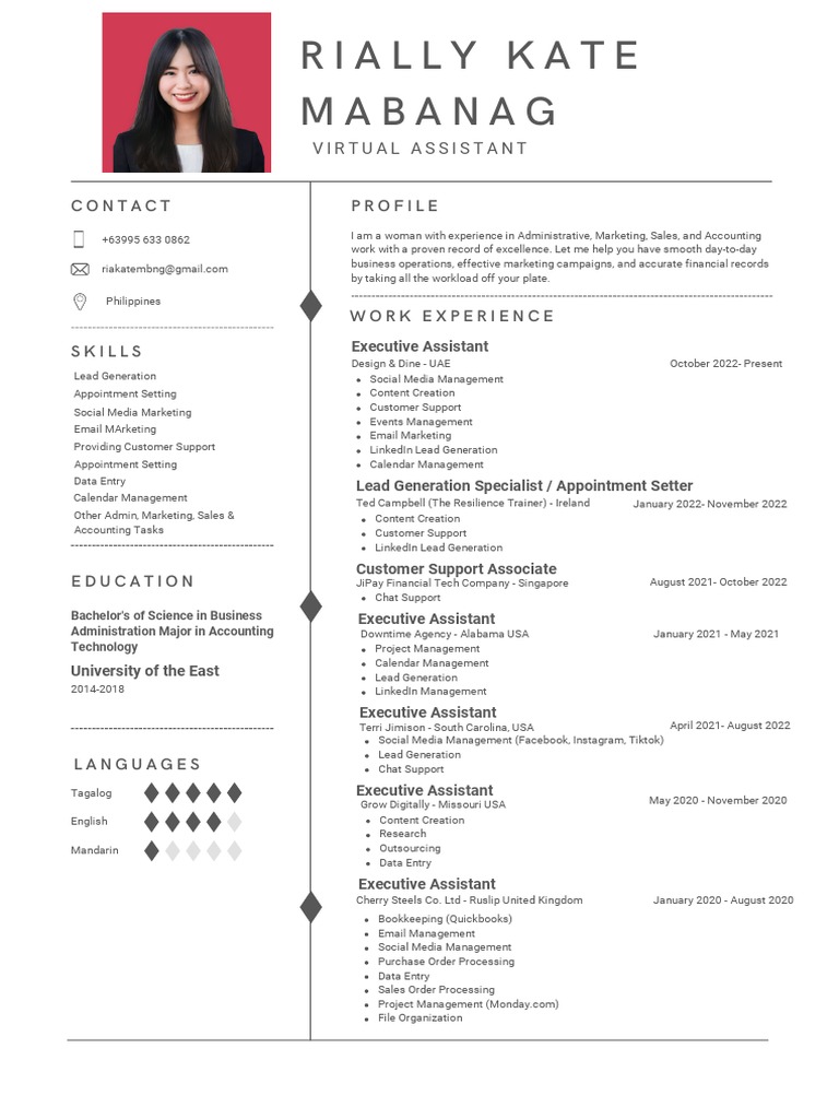 CV Mabanag, Rially Kate | PDF