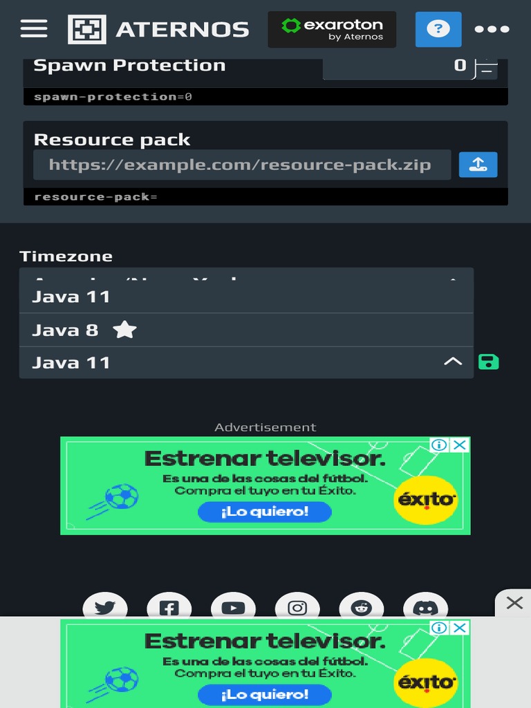 Options Aternos Free Minecraft Server | PDF
