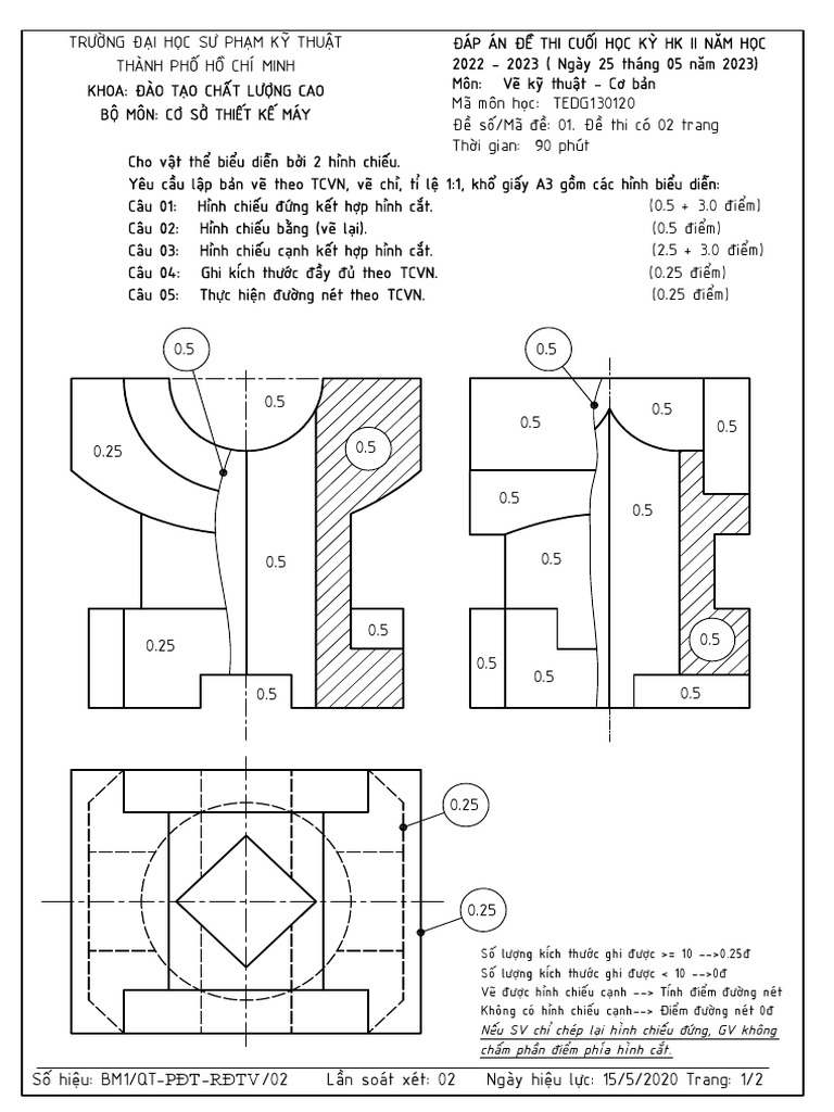 Dap An de Thi 2 CLC 25 5 23 2 | PDF