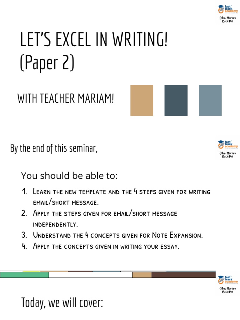 Lets Excel In Writing Pdf Human Communication Cognition 