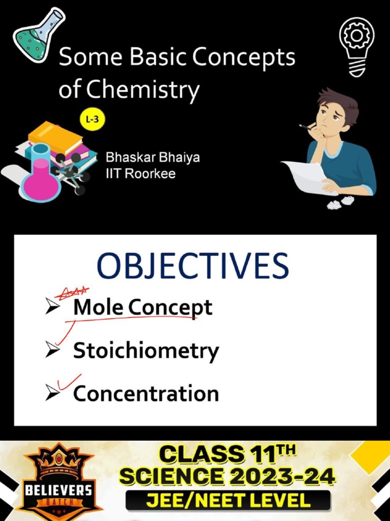 SOME_BASIC_CONCEPT_OF_CHEMISTRY_L3_CHEMISTRY_CLASS_11_CBSE_BY_BHASKAR | PDF