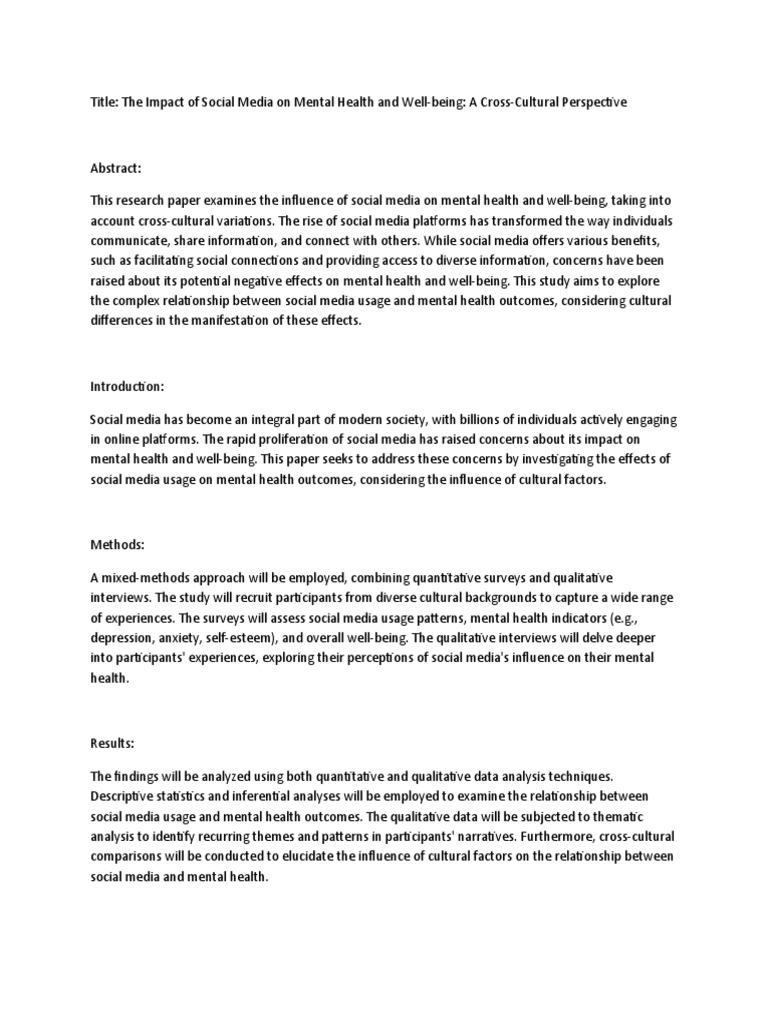 Research Paper | Download Free PDF | Social Media | Popular Culture ...