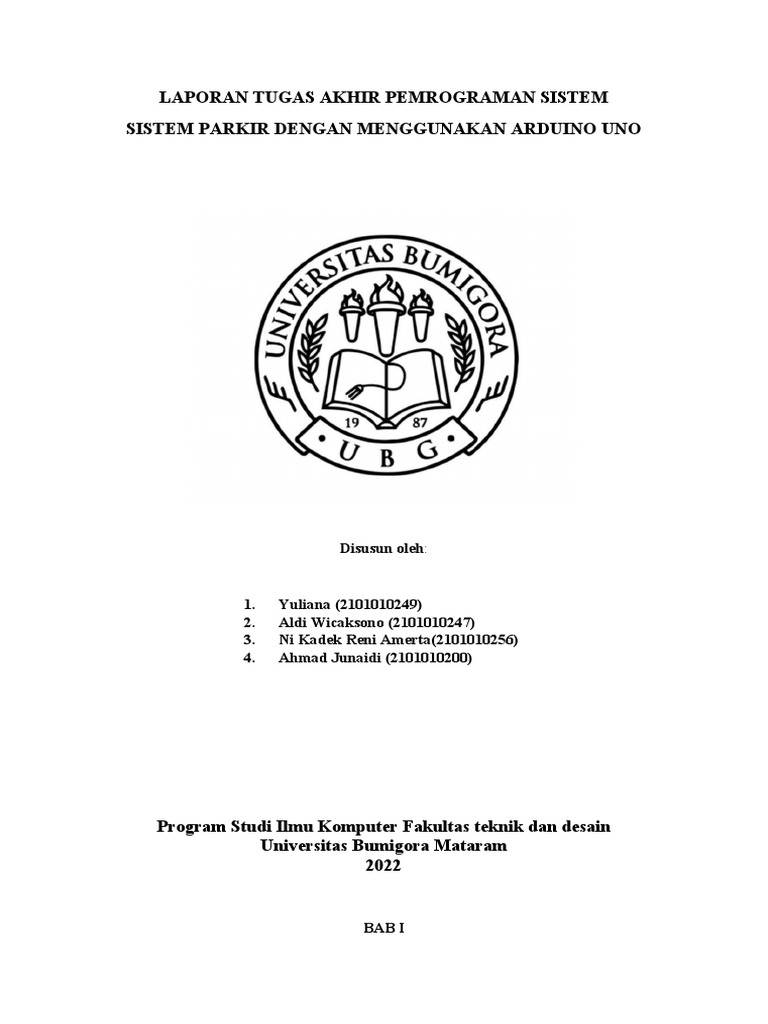 Sistem Parkir Otomatis Arduino Uno | PDF | Sains & Matematika | Komputer