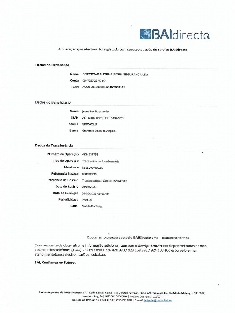 Comprovativo Pagamento | PDF