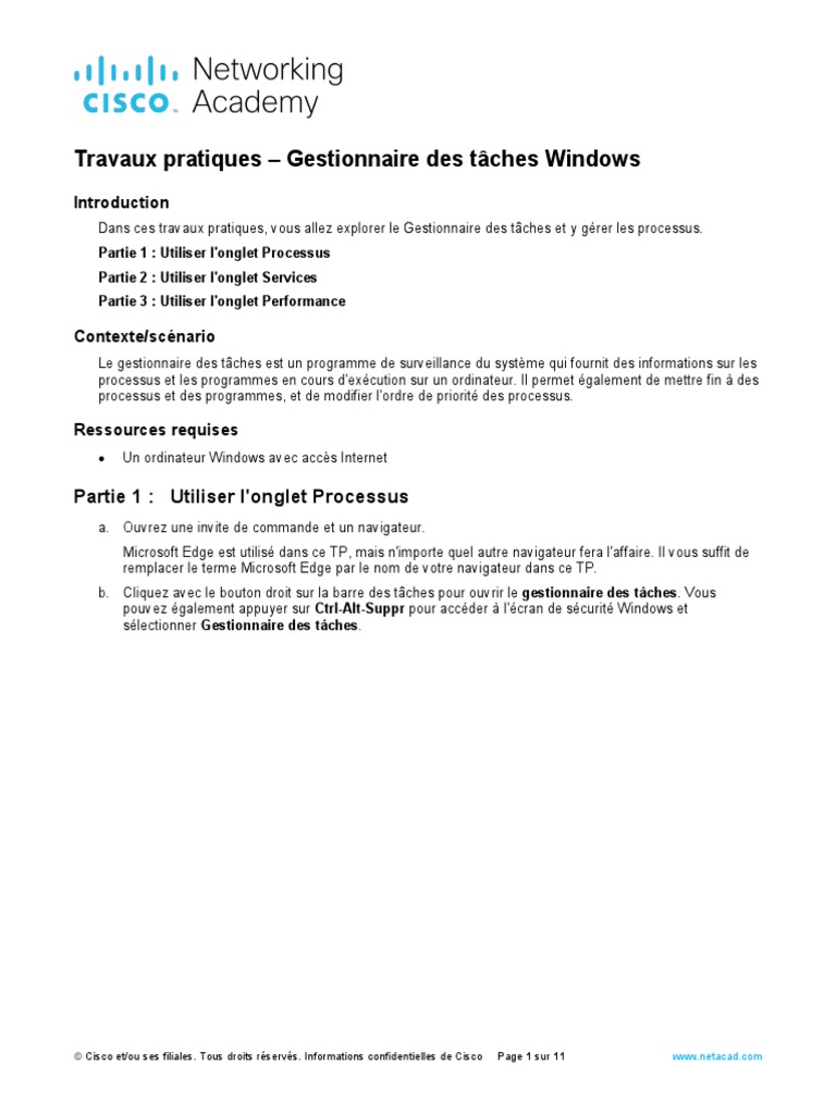 2.2.1.12 Lab - Windows Task Manager | PDF | Microsoft Windows ...