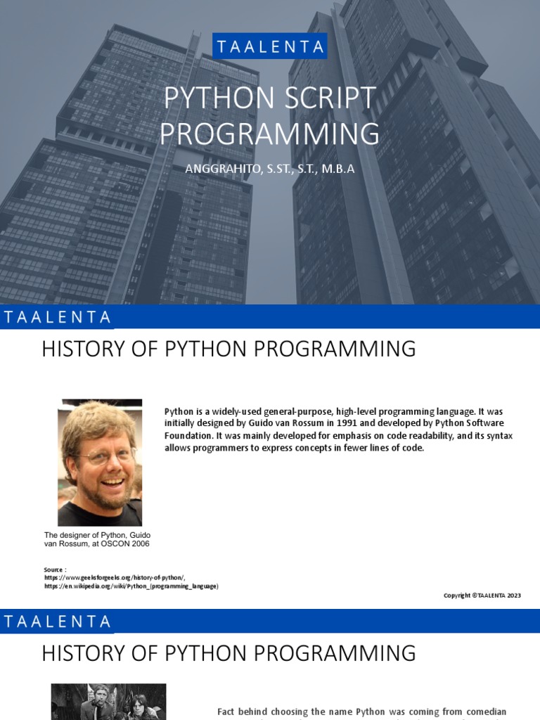 Pertemuan 4 Kelas Pentest Dan EH - Python_script | PDF