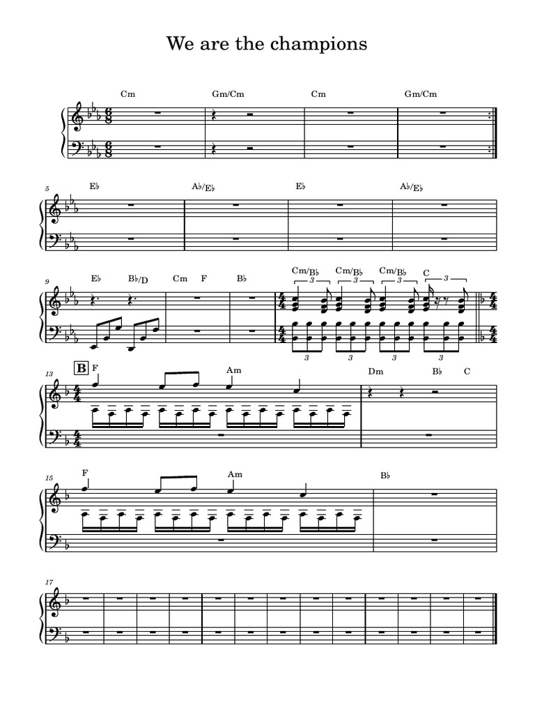 We Are The Champions | PDF