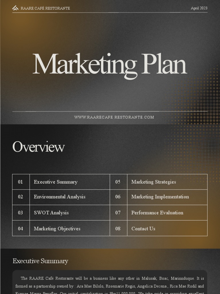 Raare Final Powerpoint | PDF | Marketing | Coffee