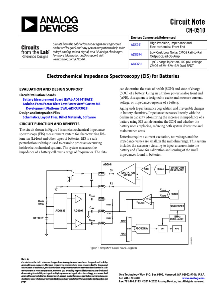 CN0510 | PDF | Amplifier | Electrical Impedance