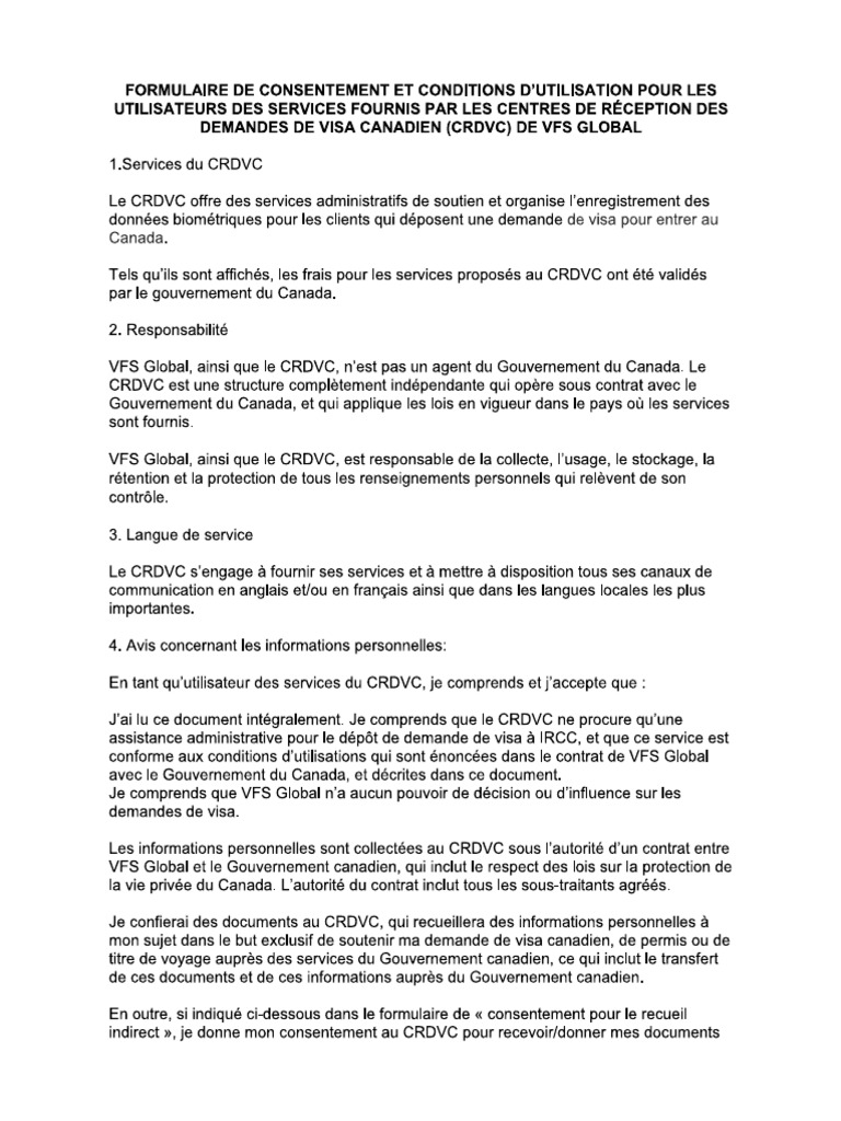 Formulaire de Consentement | PDF