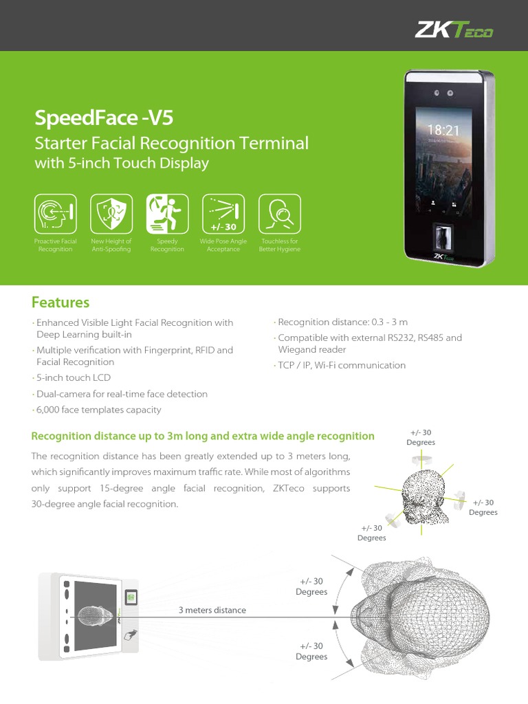 Speed Face V5 | Download Free PDF | Electronics | Information And ...
