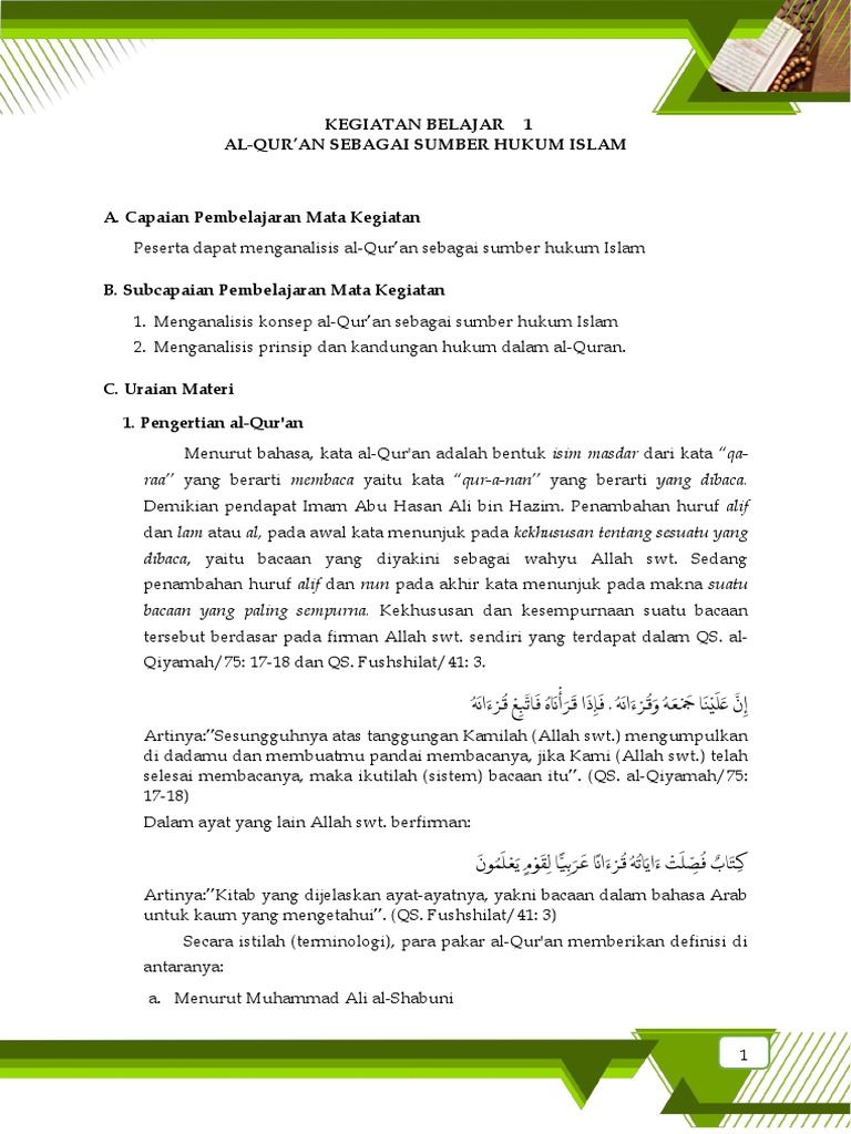 Materi Resume Modul 9 KB 1 | PDF