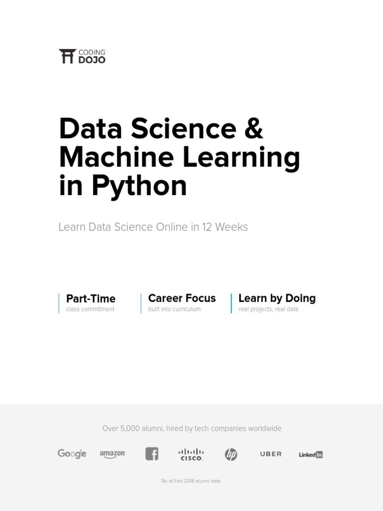 Coding Dojo Ph Course Packet Pdf Java Script Machine Learning 