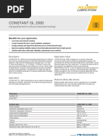 Klueber Microlube GL 261 Special Lubricating Grease Datasheet | PDF ...