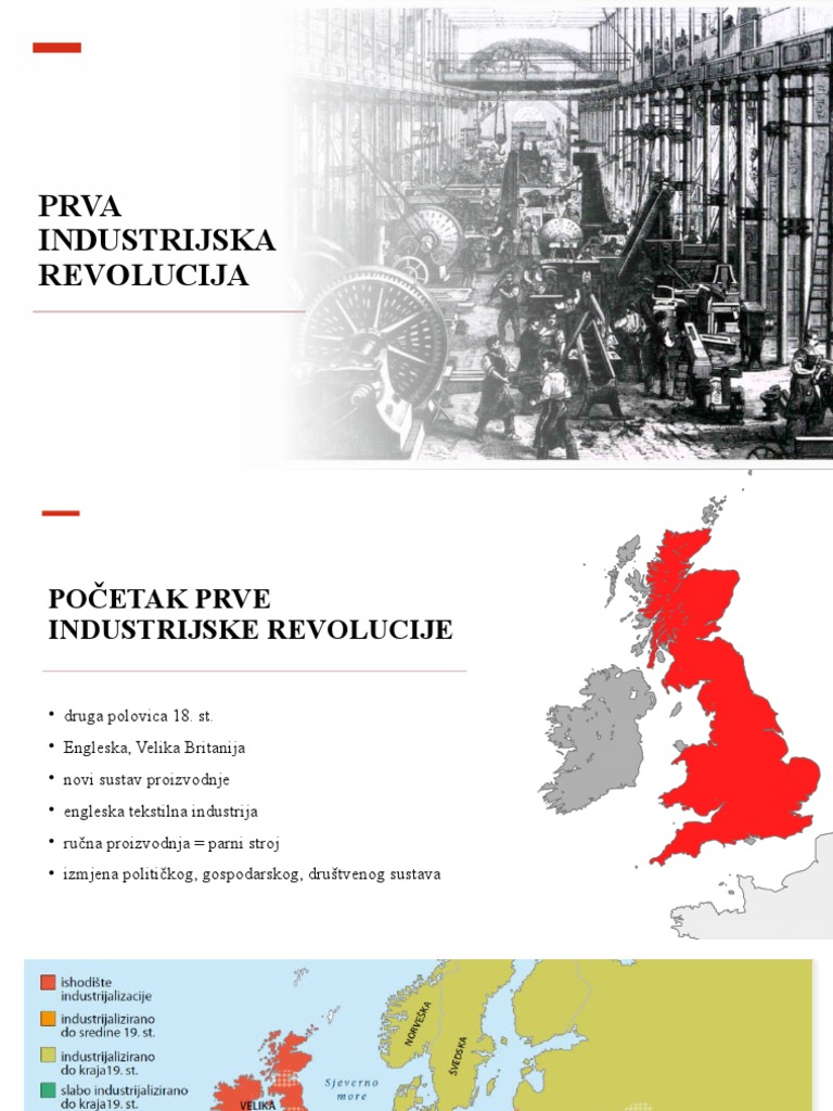Prva industrijska revolucija | PDF