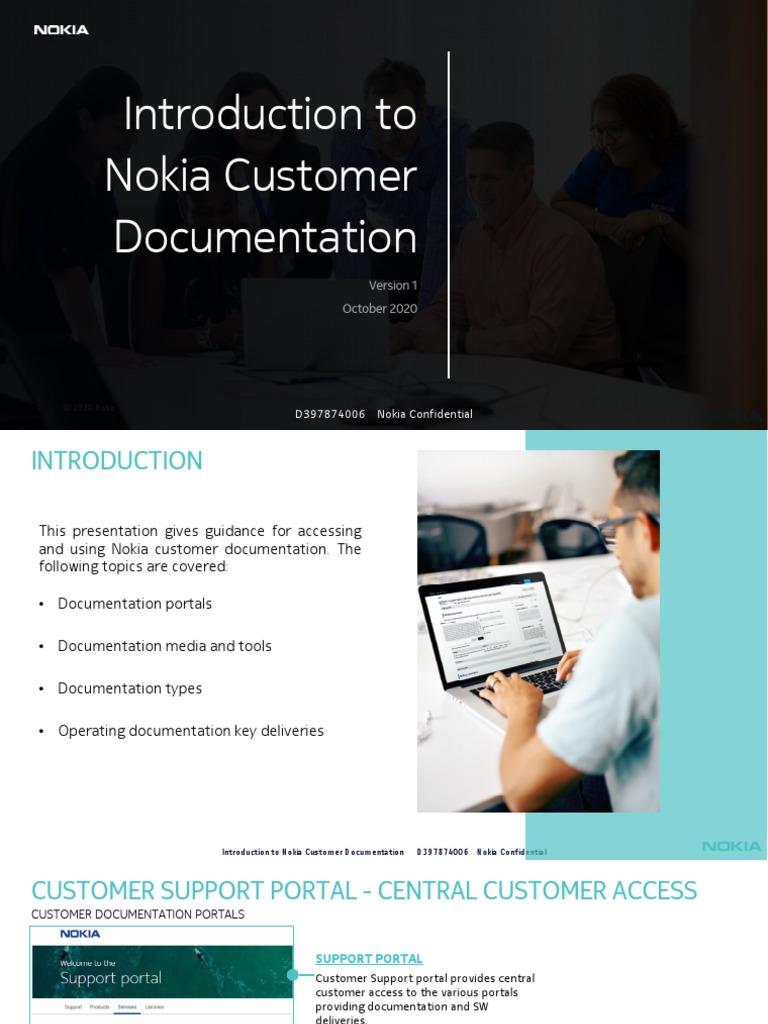 Introduction To Nokia Documentation | PDF