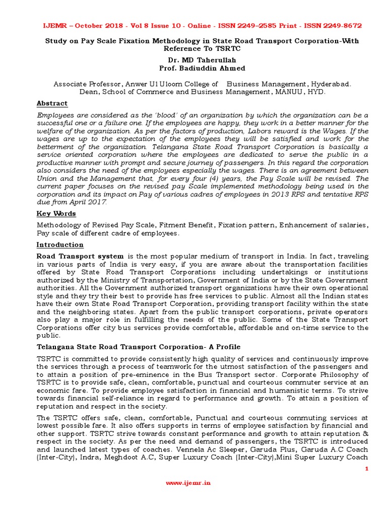 Study-on-Pay-Scale-Fixation-Methodology-in-State-Road-Transport ...