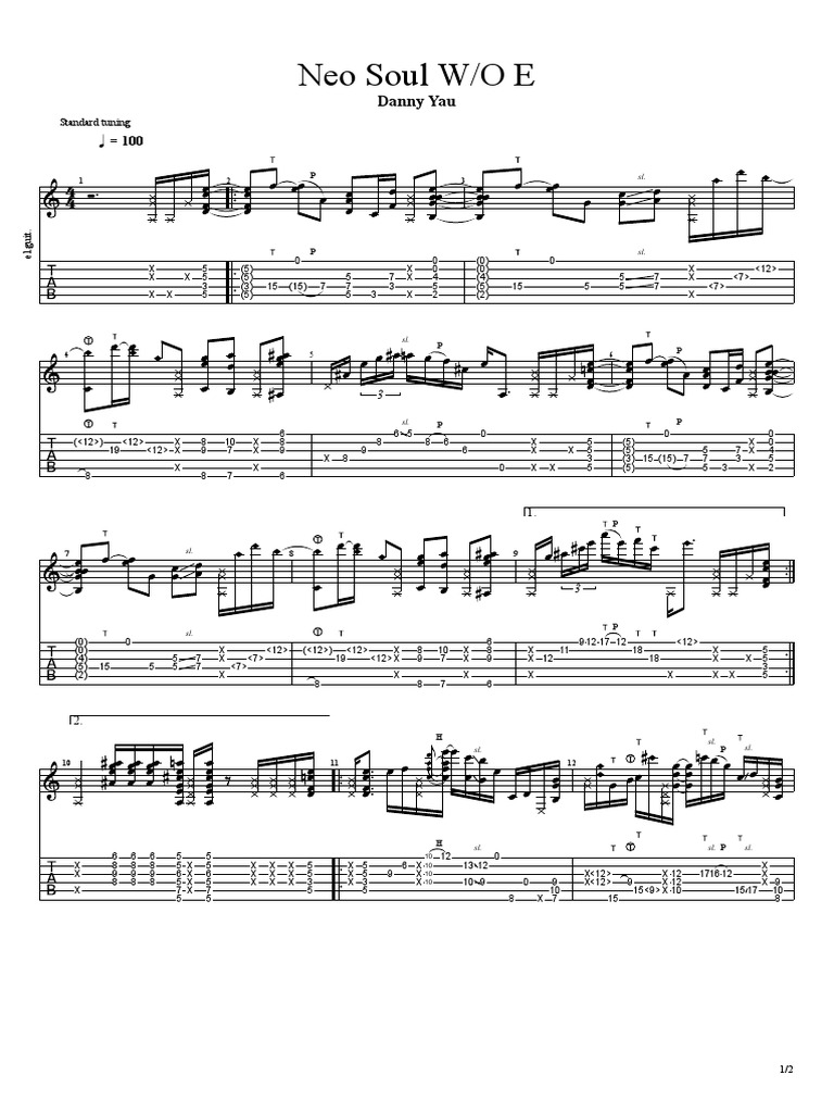 Neo Soul Guitar Tabs and Chords | PDF