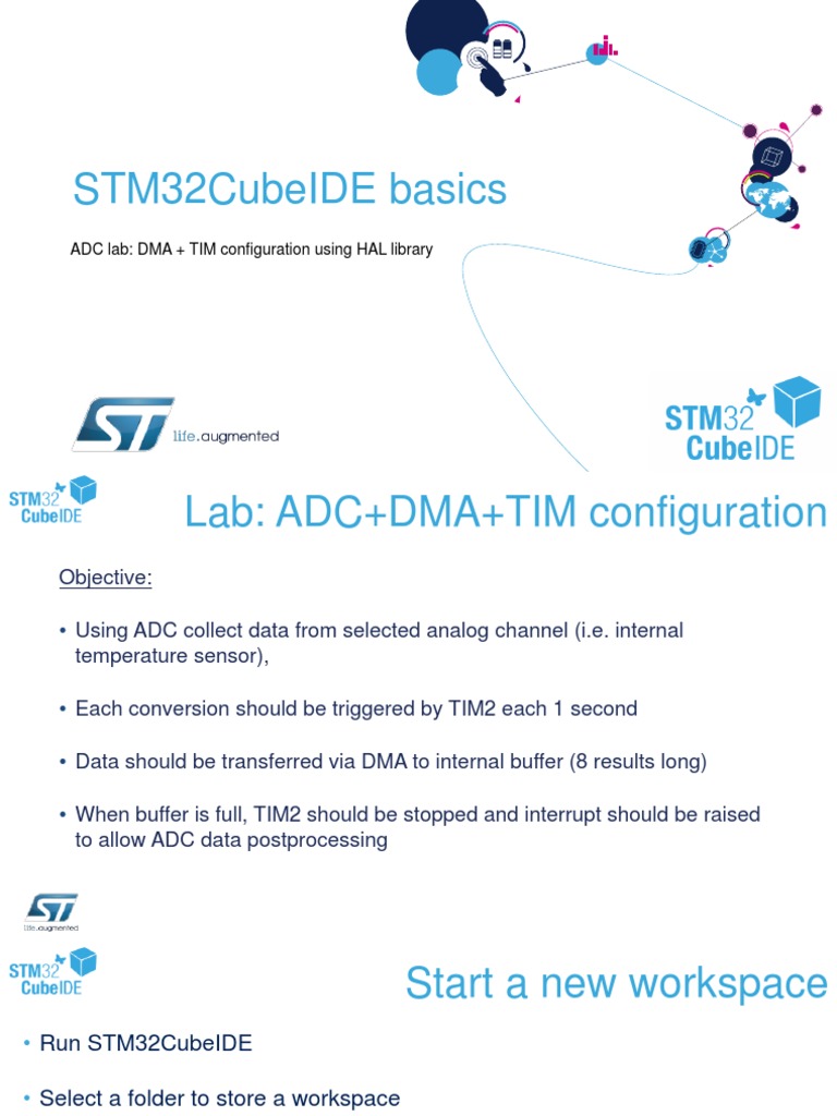 10 ADC DMA TIM HAL Lab | PDF | Analog To Digital Converter | Microcontroller