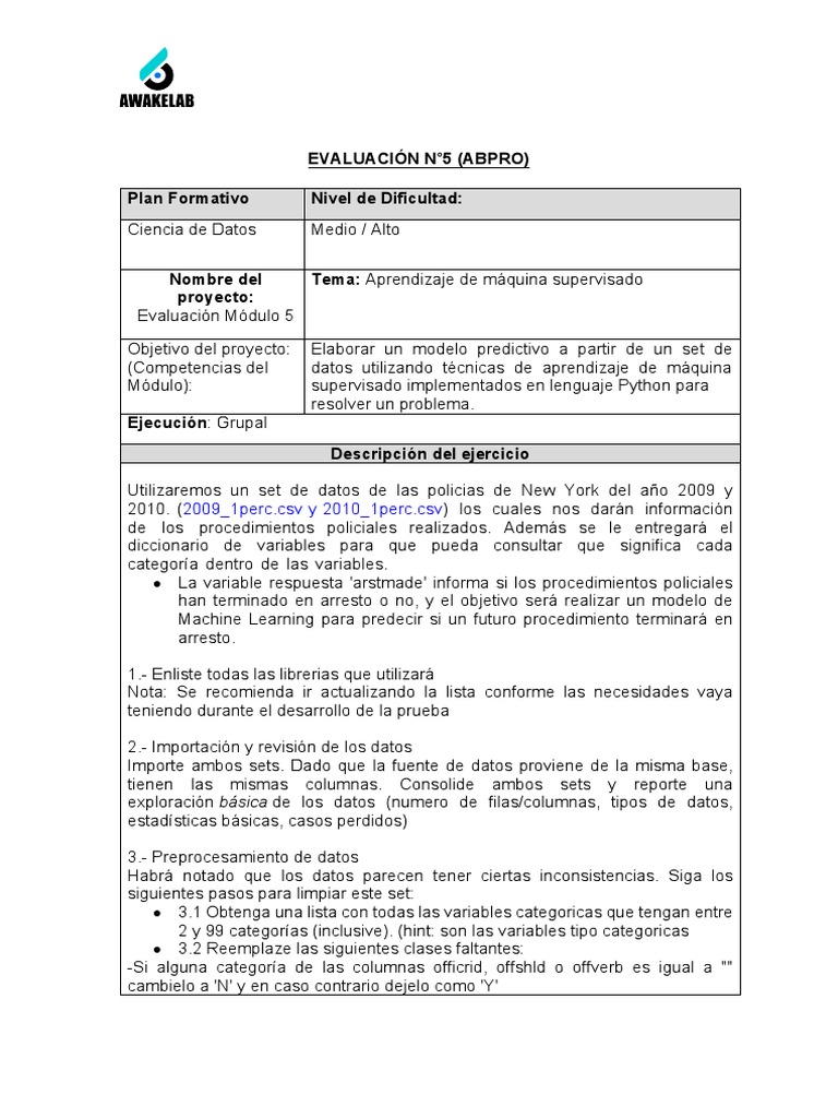 CD - M5 ABPro - 2023 | PDF | Aprendizaje automático | Ciencia cognitiva