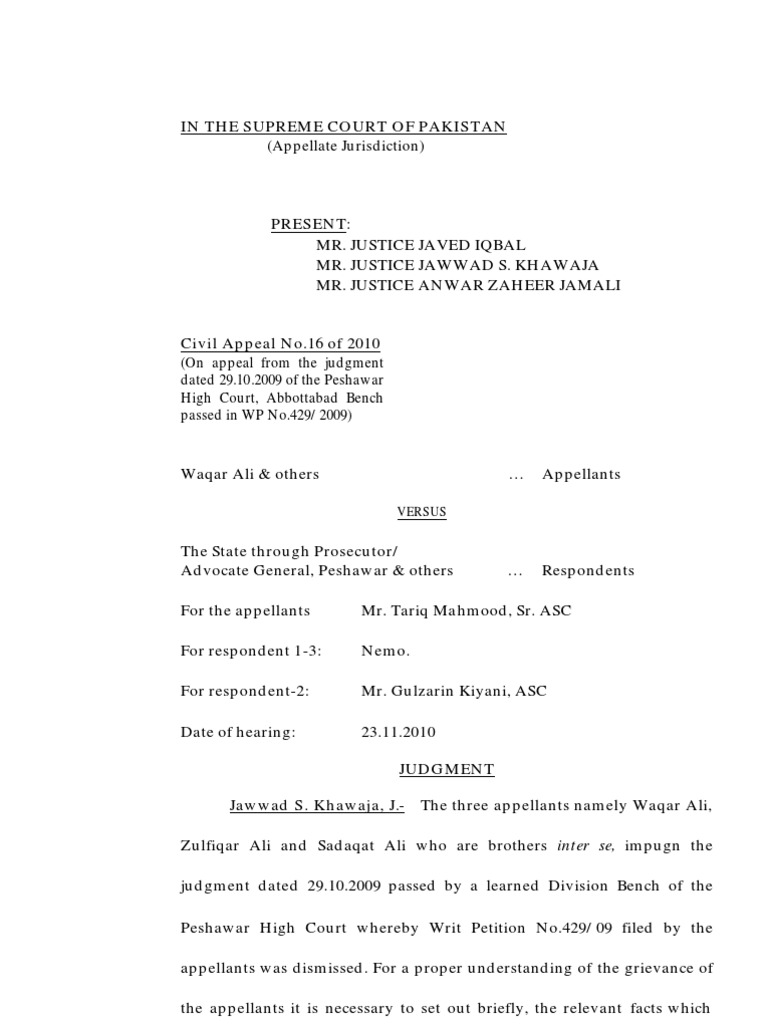 Illegal Dispossession Act - 2005 CA-16 of 2010 | PDF | Jurisdiction ...