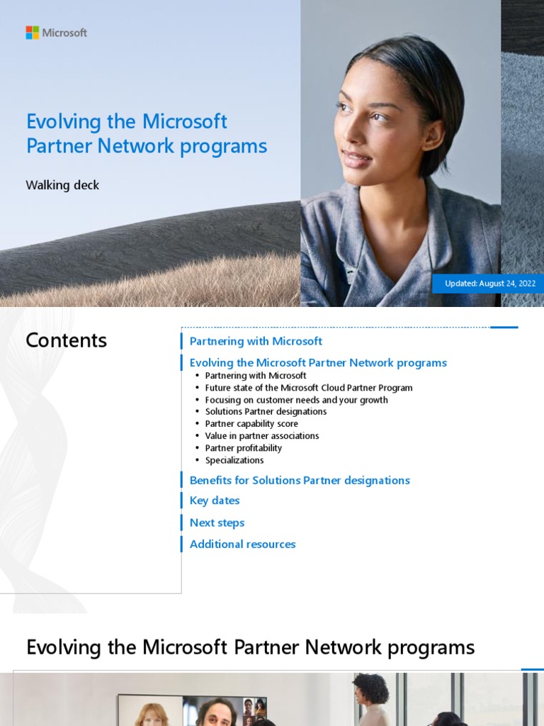 MPN Solutions Partner For Data - AI Walking Deck | PDF | Microsoft Azure | Cloud Computing