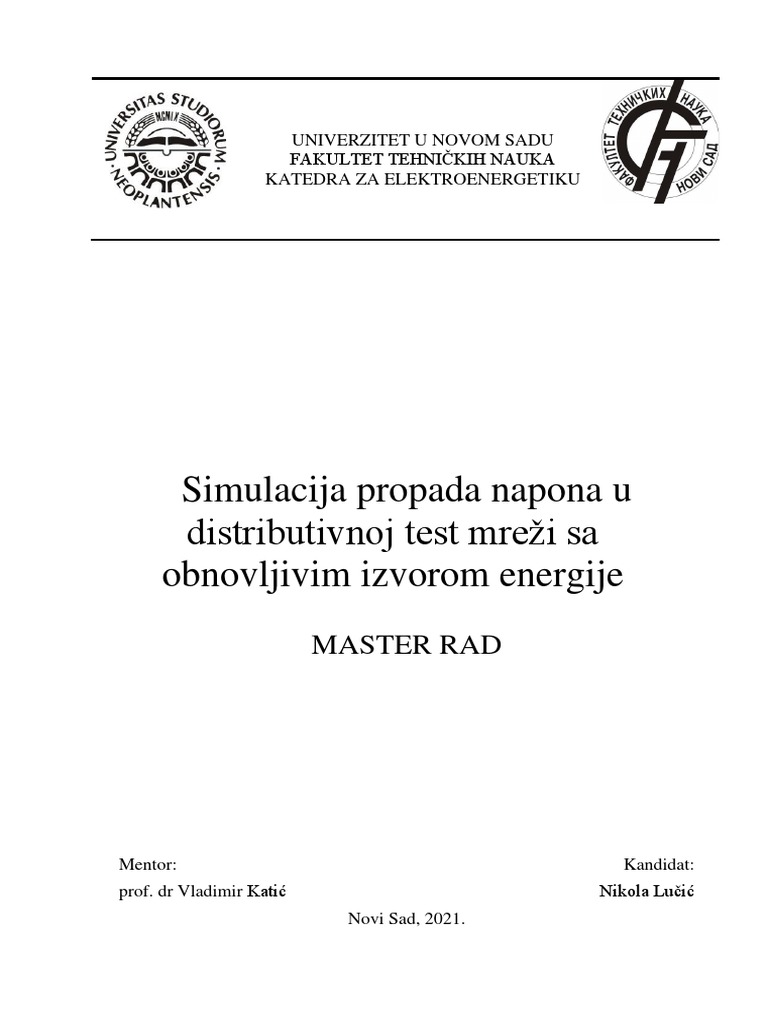 Master Rad - Final | PDF