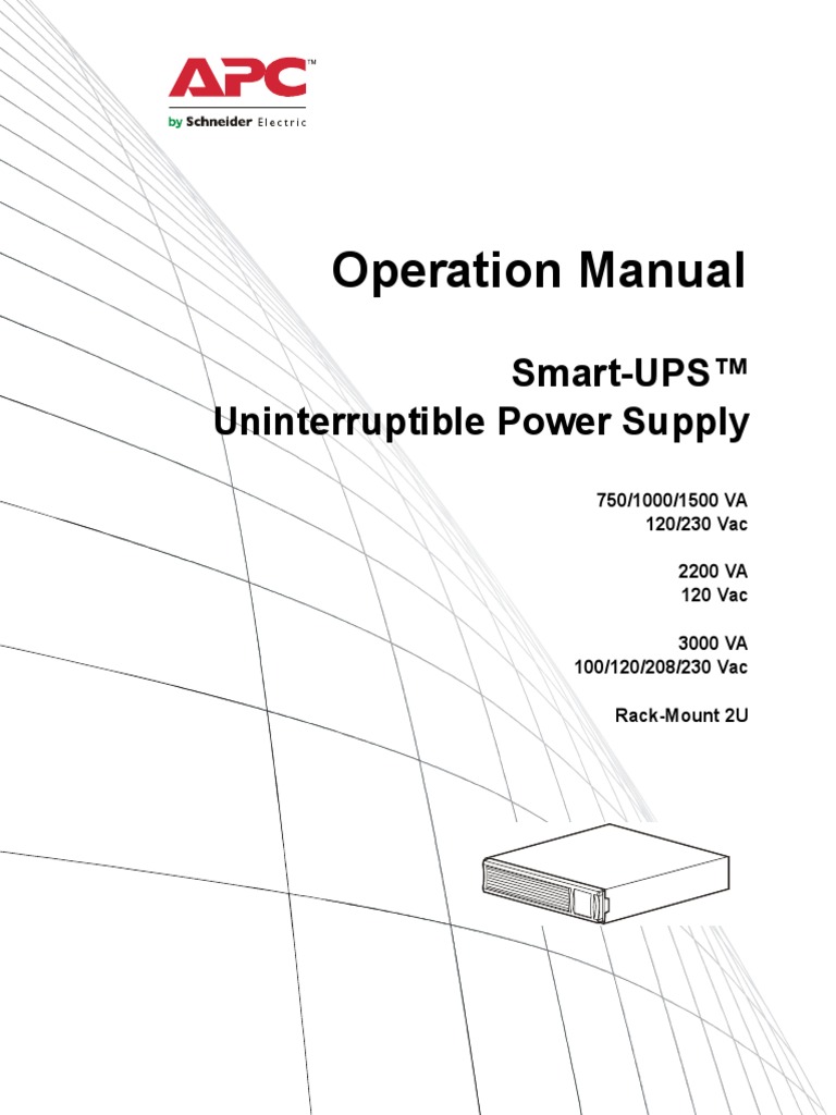 Ups-Smt1500rm2unc - User Guide | PDF | Switch | Legal Liability