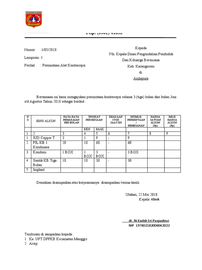 Blangko Amprah Alkon | PDF
