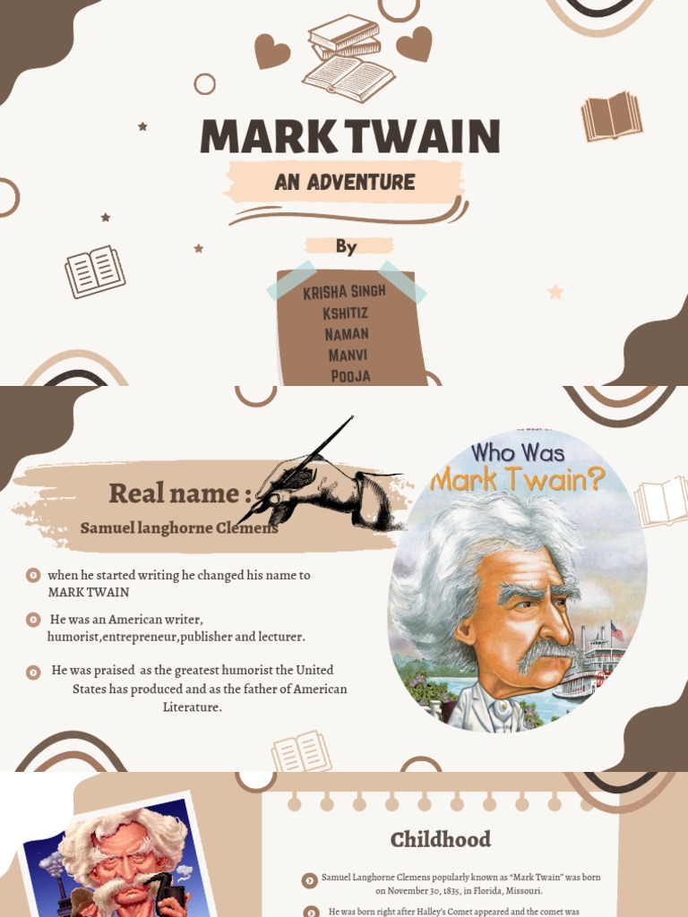 On The Journey of Mark Twain | PDF | Mark Twain | Clemens Family