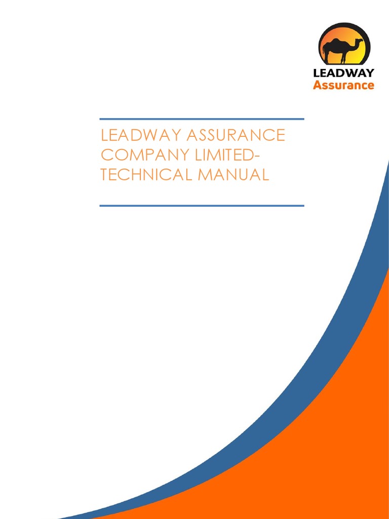 Technical Manual | Download Free PDF | Insurance | Risk