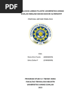 Proposal Penelitian Opsi 2024 | PDF