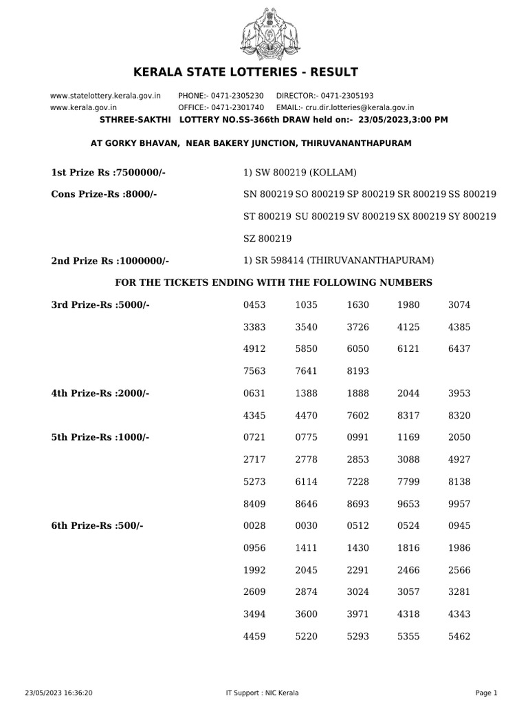 SS 366 | PDF | Gambling Games