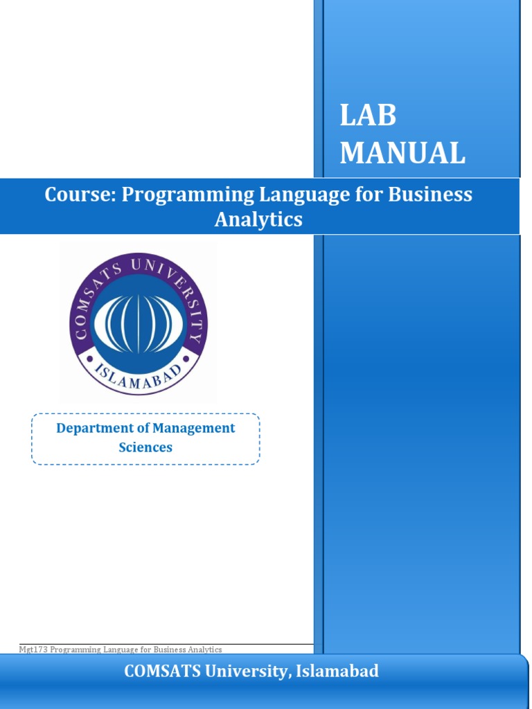 Final Lab Manual | PDF