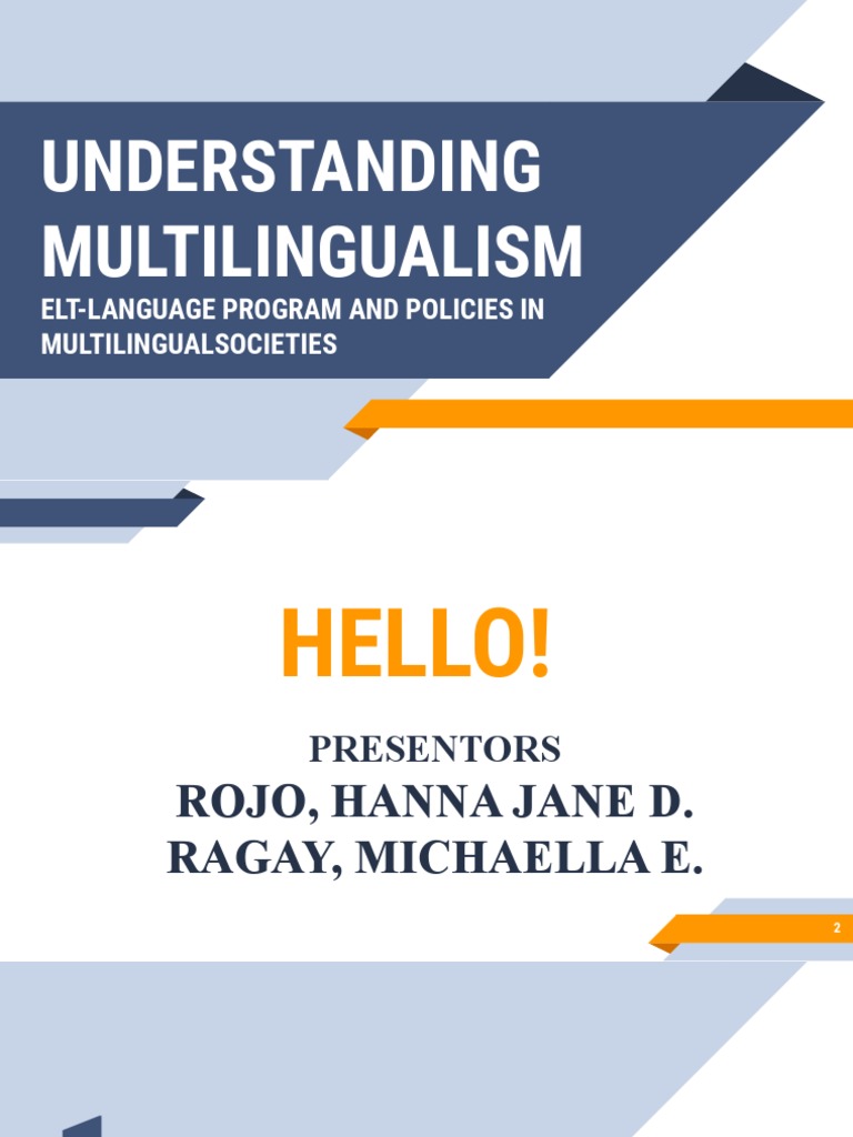 ROJOELT02 | PDF | Multilingualism | Language Acquisition