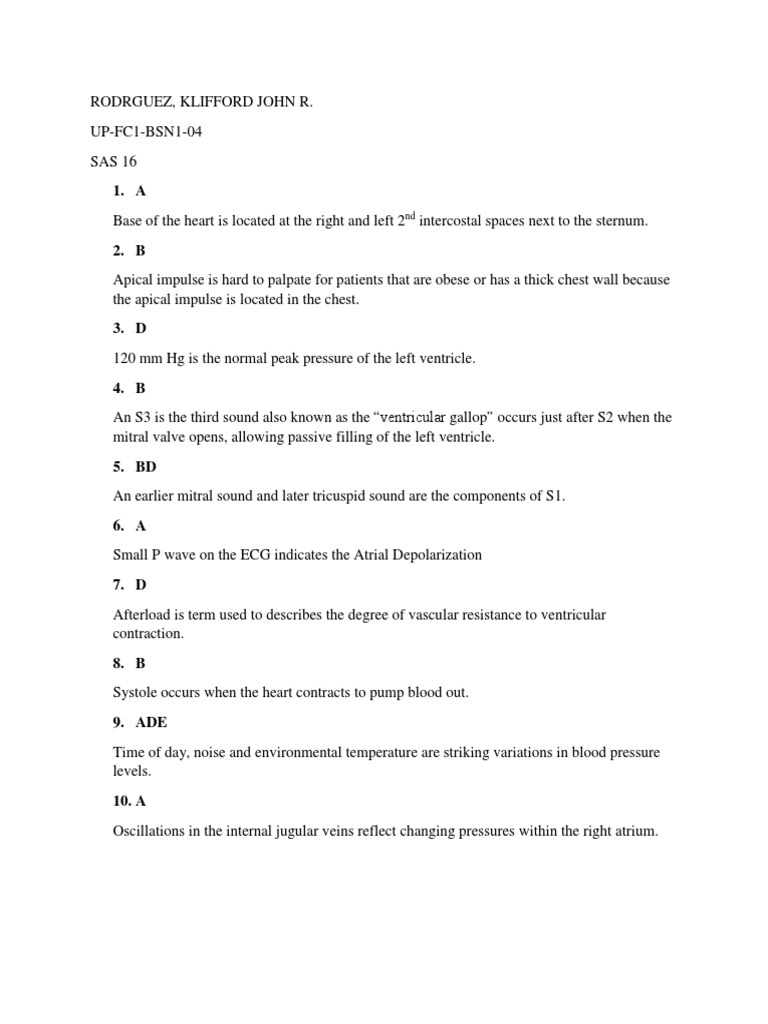 Nur 098 - Lesson 16, Rationale | PDF | Travel