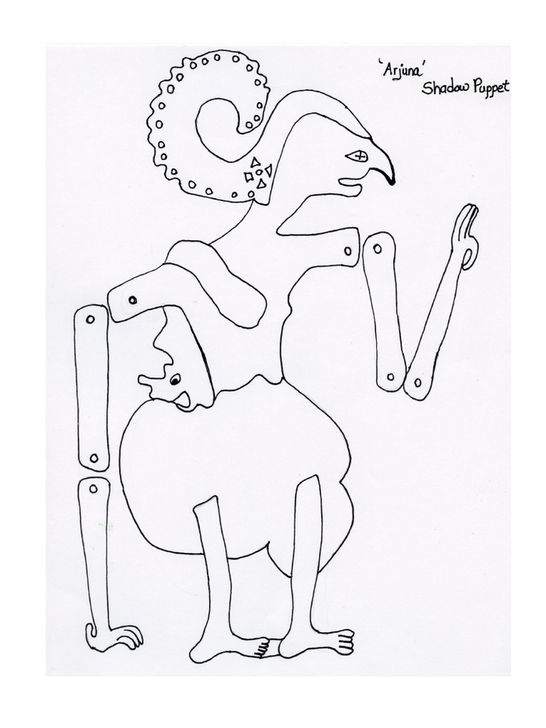 Wayang Kulit Puppets Template | PDF