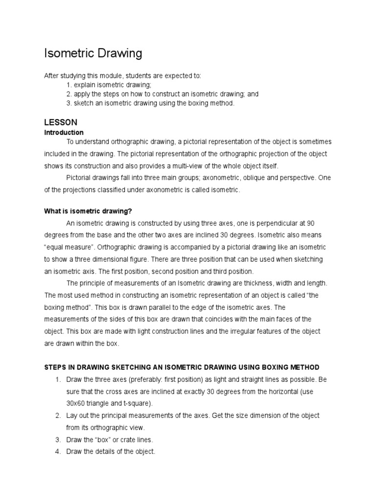 4 - Isometric Drawing | PDF