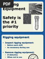Rigging Equipment Inspection Checklist | PDF | Rope | Wire