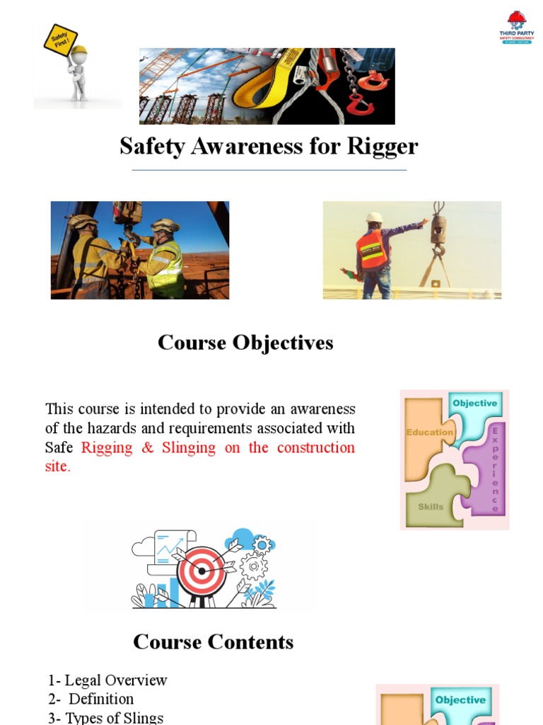 Basic-Rigging & Slinging | PDF | Crane (Machine) | Rope