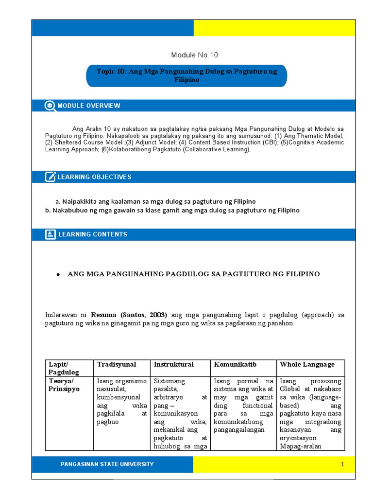SG10 Filipino103 | PDF