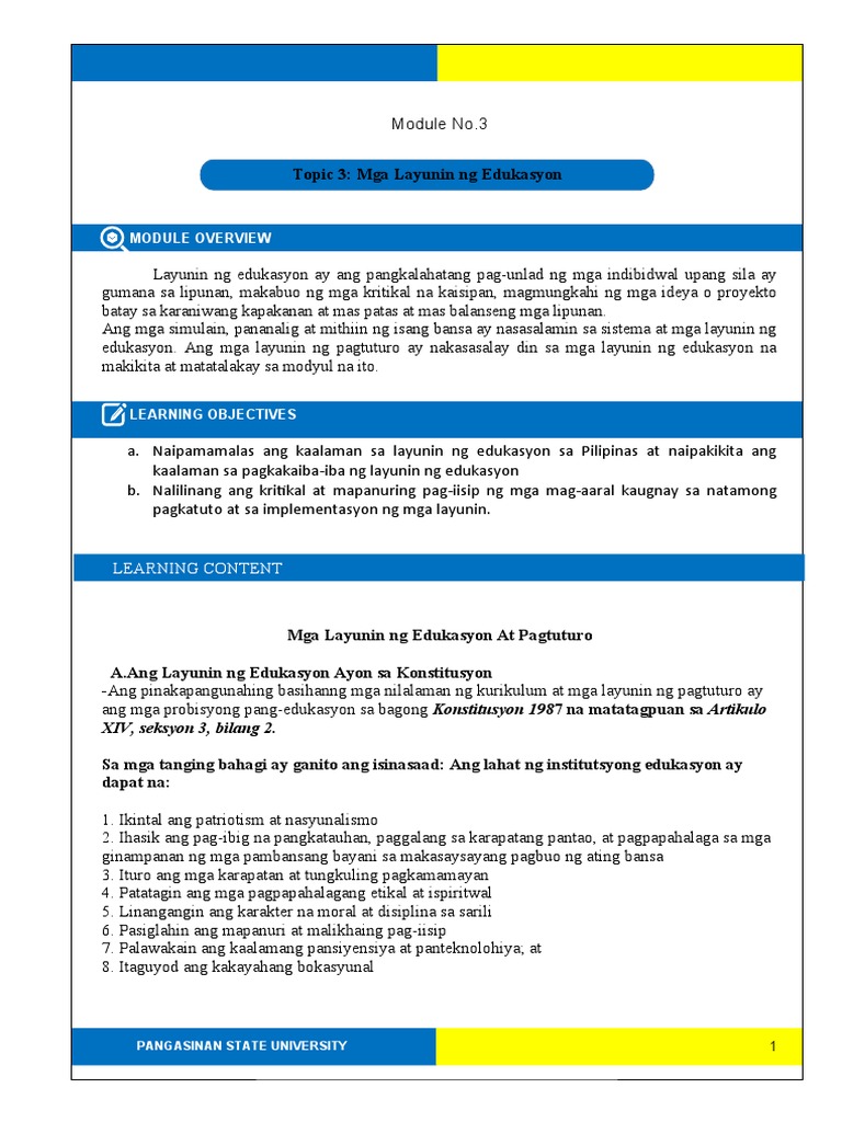 SG3_FILIPINO 103 | PDF