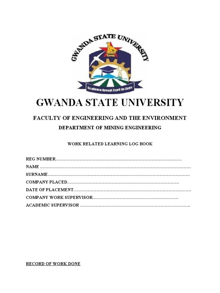 Log Book Template | PDF | Home & Garden