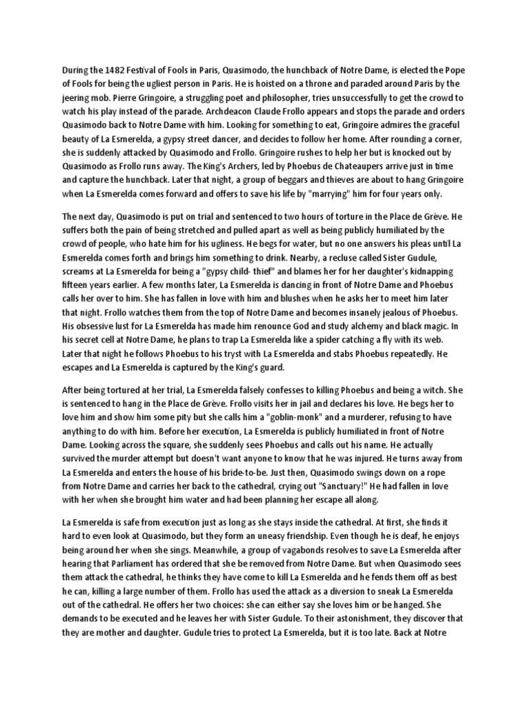 The Hunchback of Notre Dame | PDF