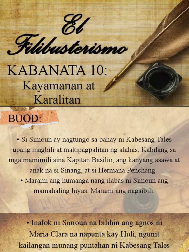 Kayamanan at Karalitan: Kabanata 10 | PDF